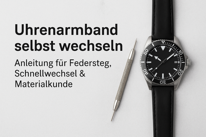 Uhrenarmband selbst wechseln – Anleitung für Federsteg, Schnellwechsel ...