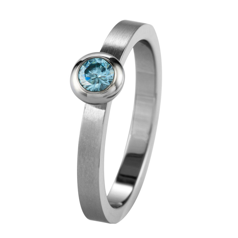 Ring Solitär | Collect Veto | Edelstahl & Zirkonia – Raspe Uhren und ...
