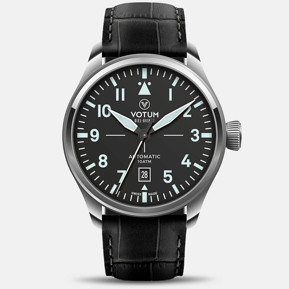 Votum Aviation V20 | Automatik Swiss Made | Mechanische Herrenuhr ...